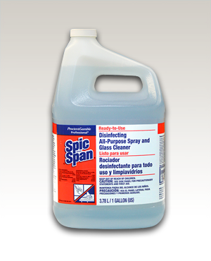 Spic&Span Disinfect Spray and Glass Cleaner GAL