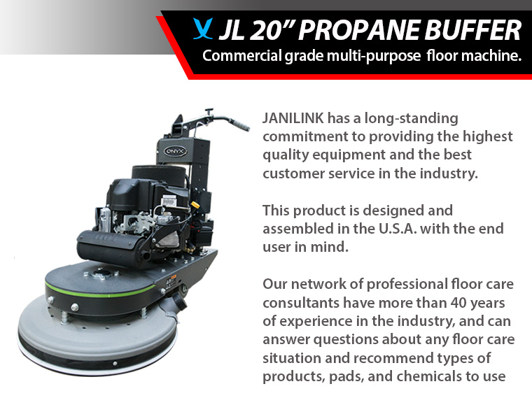 Propane Floor Burnisher, Propane Floor Buffer at Janilink.com