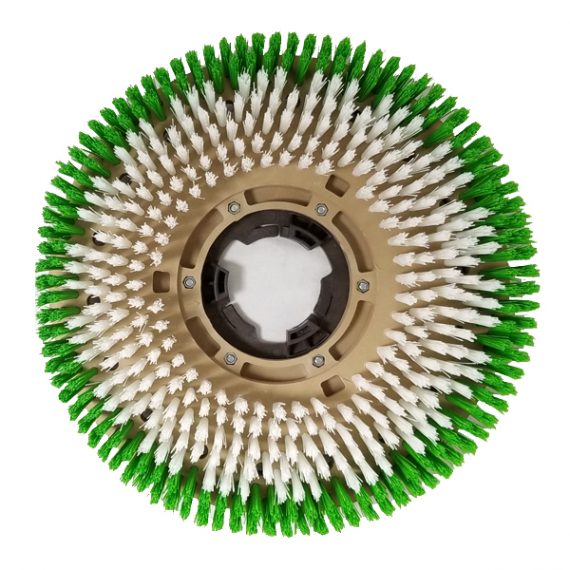 16 Rotary Floor Scrubbing Brush Green White